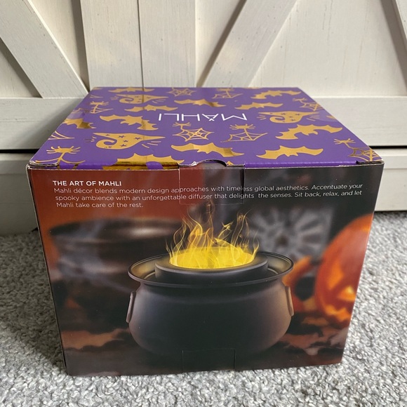 Mahli | Holiday | New Mahli Flaming Cauldron Aroma Diffuser Halloween ...